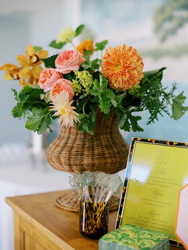 Shields & David’s Colorful Coastal Coral Bay Club Wedding | Raleigh ...